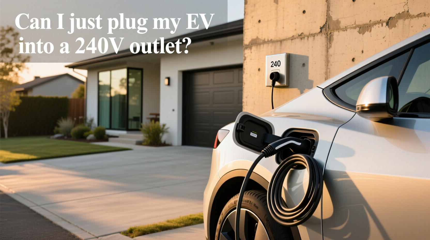 How to Charge Your EV with a 240 Volt Outlet