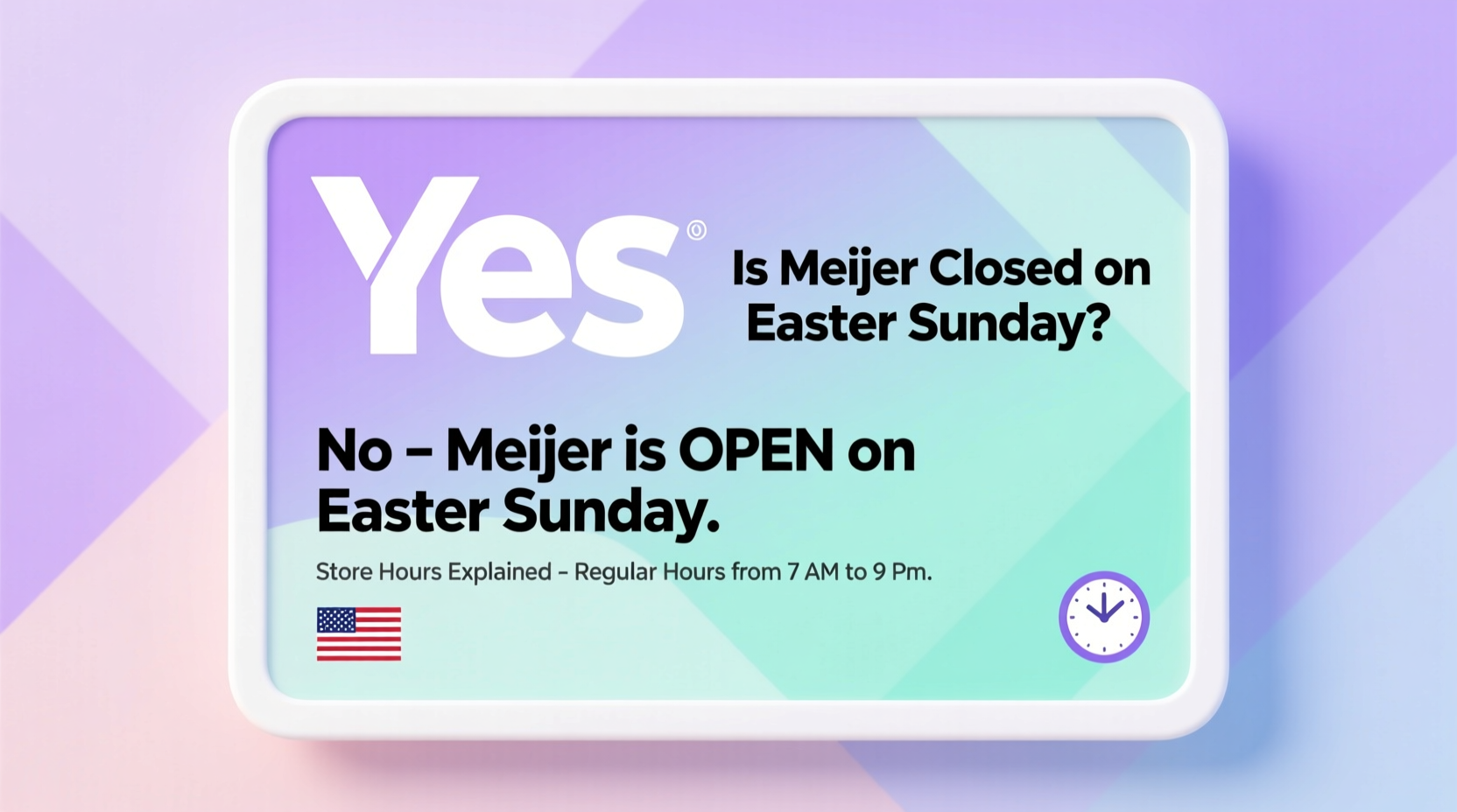 Is Meijer Closed on Easter Sunday? Store Hours Explained