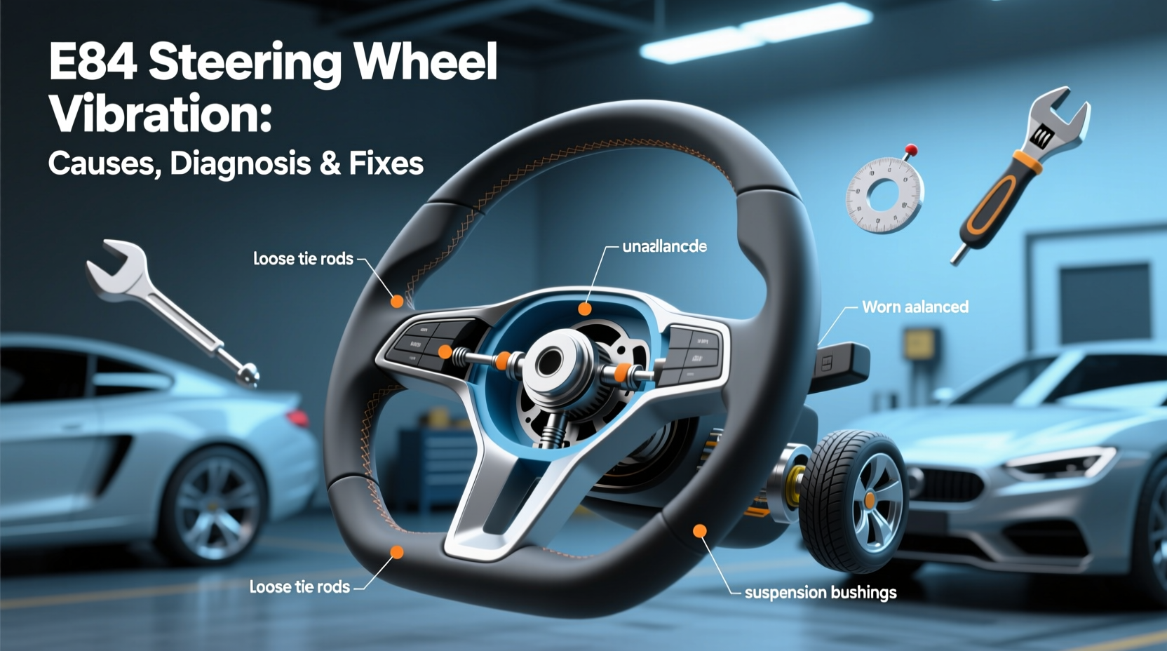 E84 Steering Wheel Vibration: Causes, Diagnosis & Fixes
