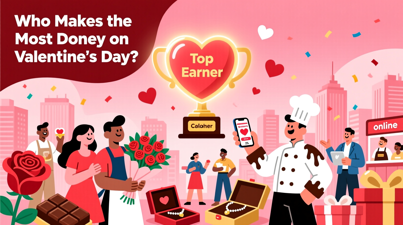 Who Makes the Most Money on Valentine's Day?