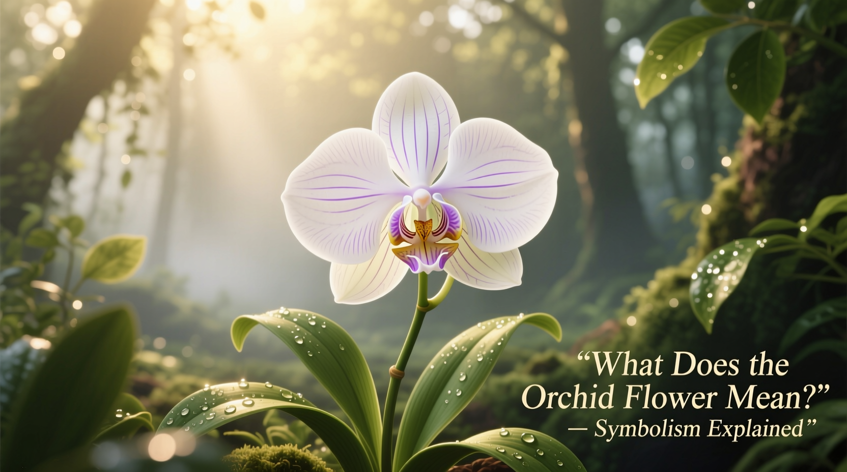 What Does the Orchid Flower Mean? Symbolism Explained