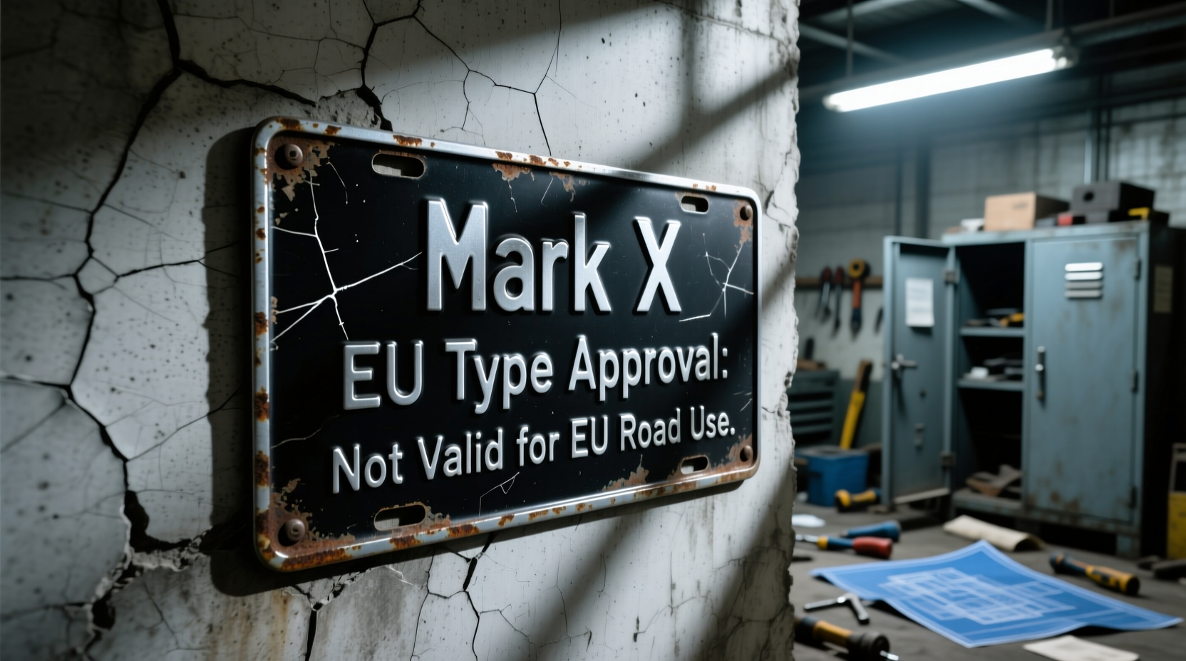 Mark X EU Type Approval: Not Valid for EU Road Use