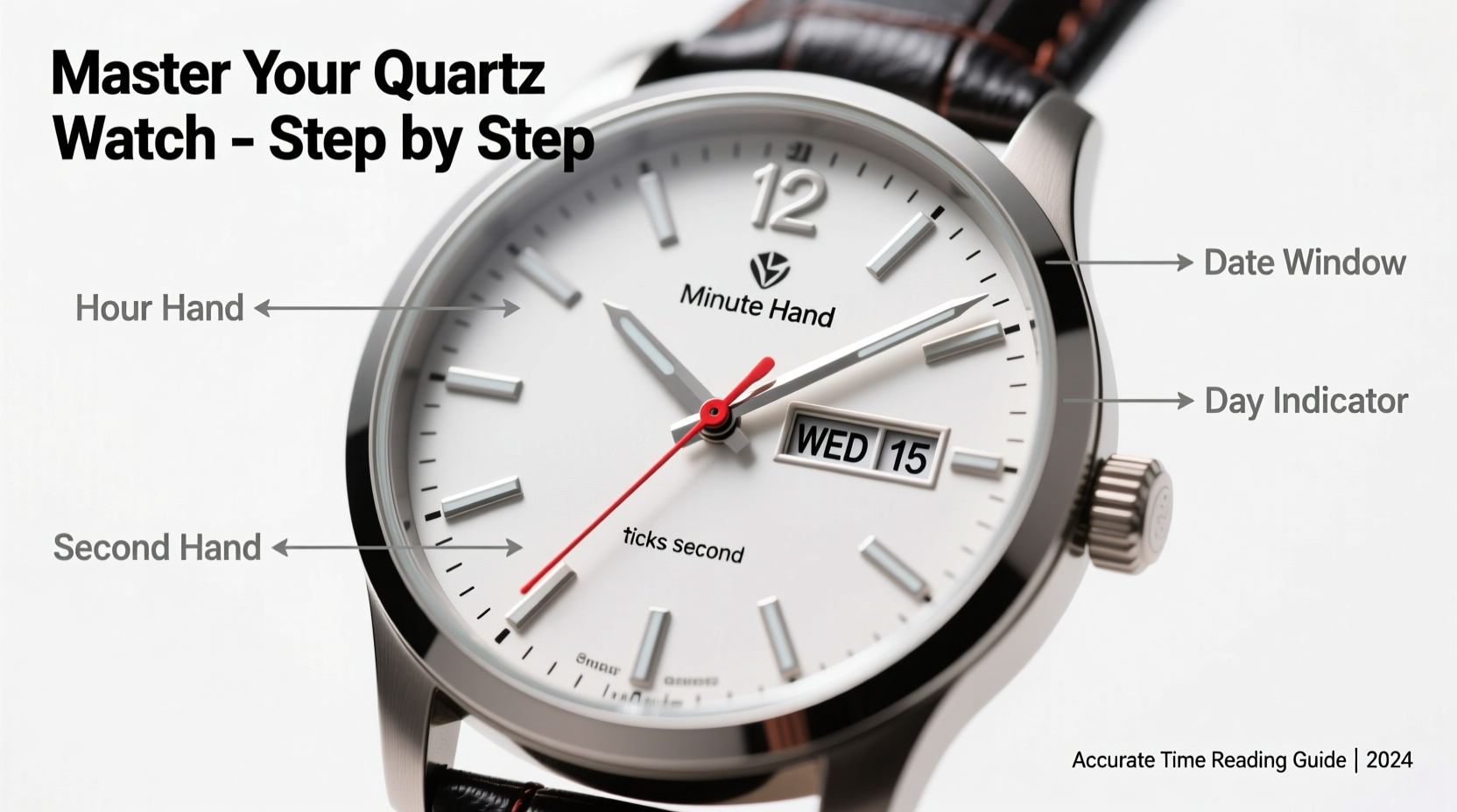 Mastering Your Mens Quartz Wristwatch A Step By Step Guide To Reading ...