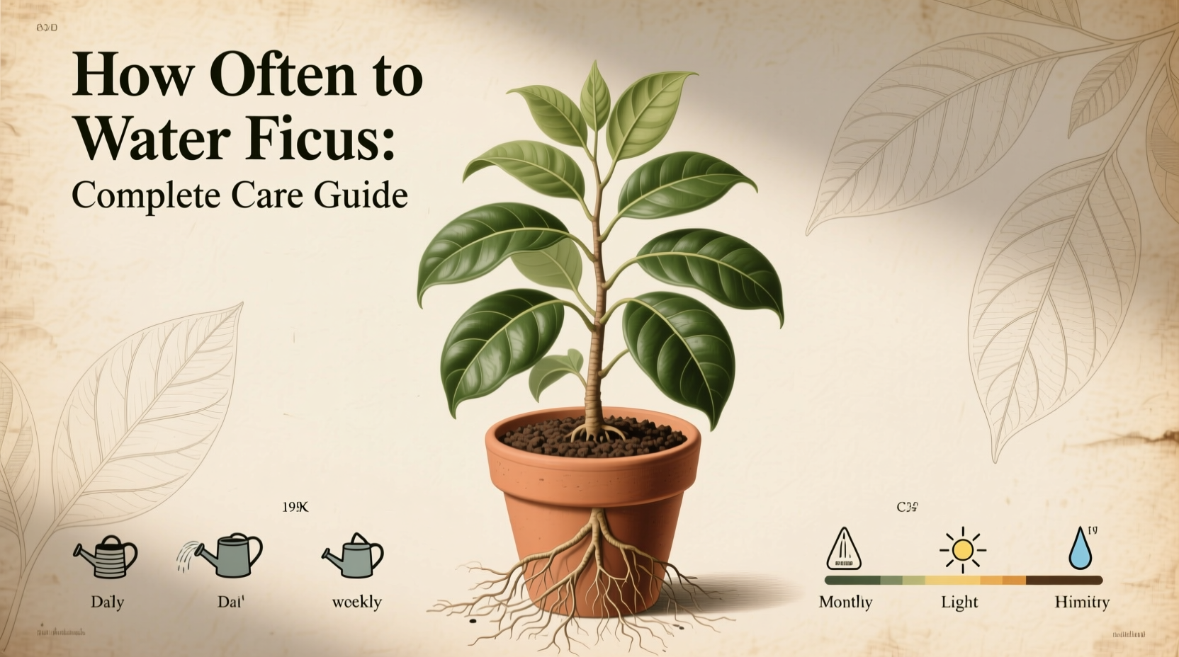 How Often to Water Ficus: Complete Care Guide
