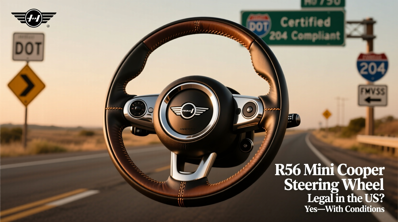 R56 Mini Cooper Steering Wheel Legal in the US? Yes—With Conditions
