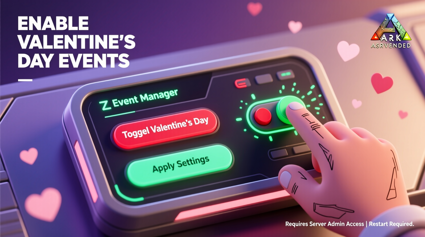 How to Enable Valentine's Day Events in ARK