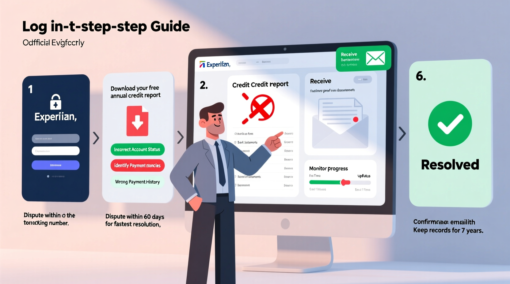 Step By Step Guide To Disputing Credit Report Errors Online For Faster
