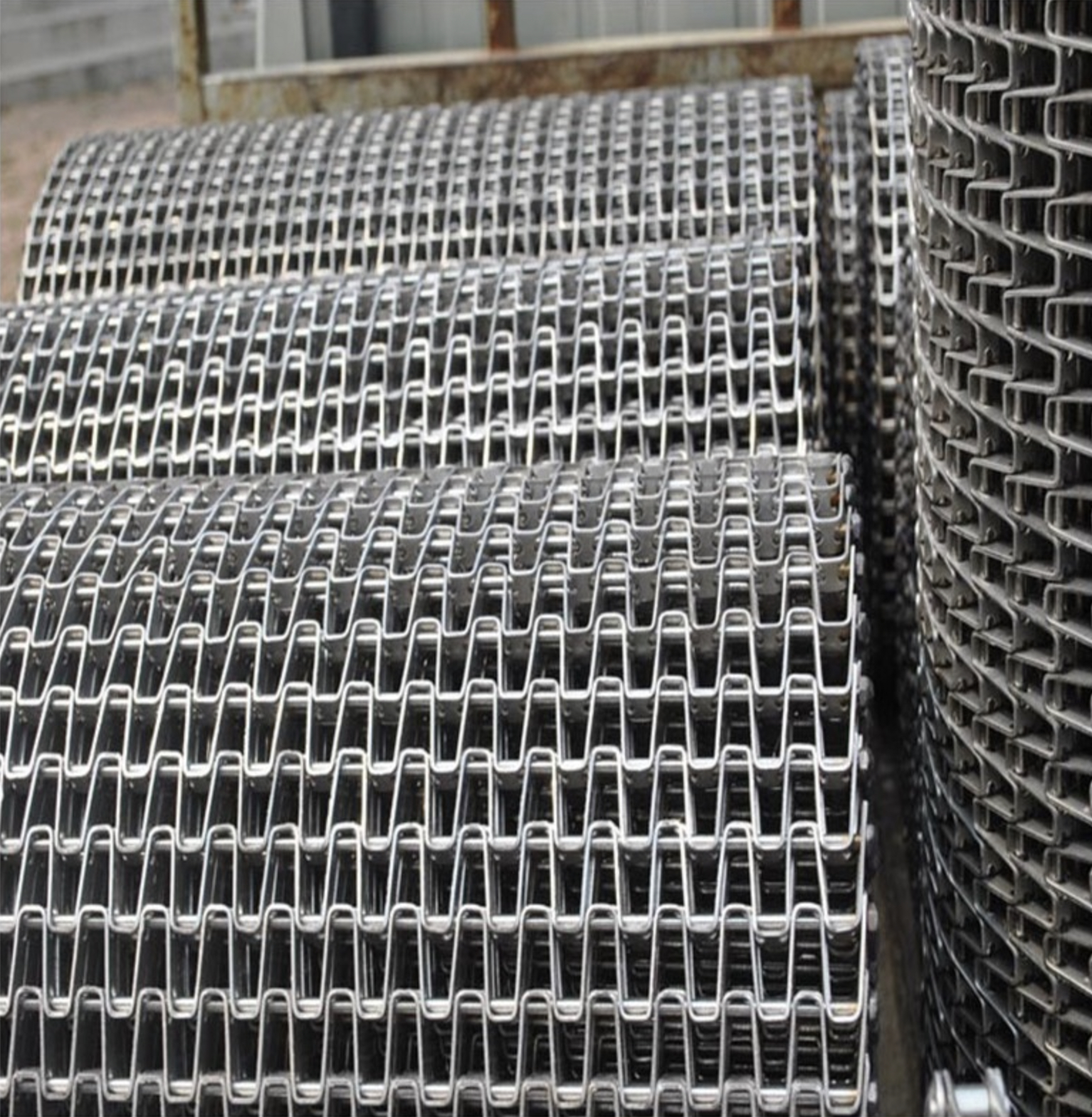 Metal Great Wall Mesh Belts Stainless Steel Horseshoe Belt Wire Net For MachinesSs Great Wall Conveyor Net Belt
