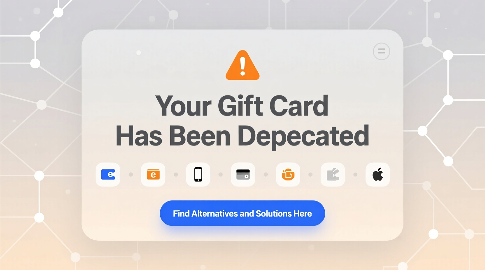 Your Gift Card Deprecated Find Alternatives And Solutions Here