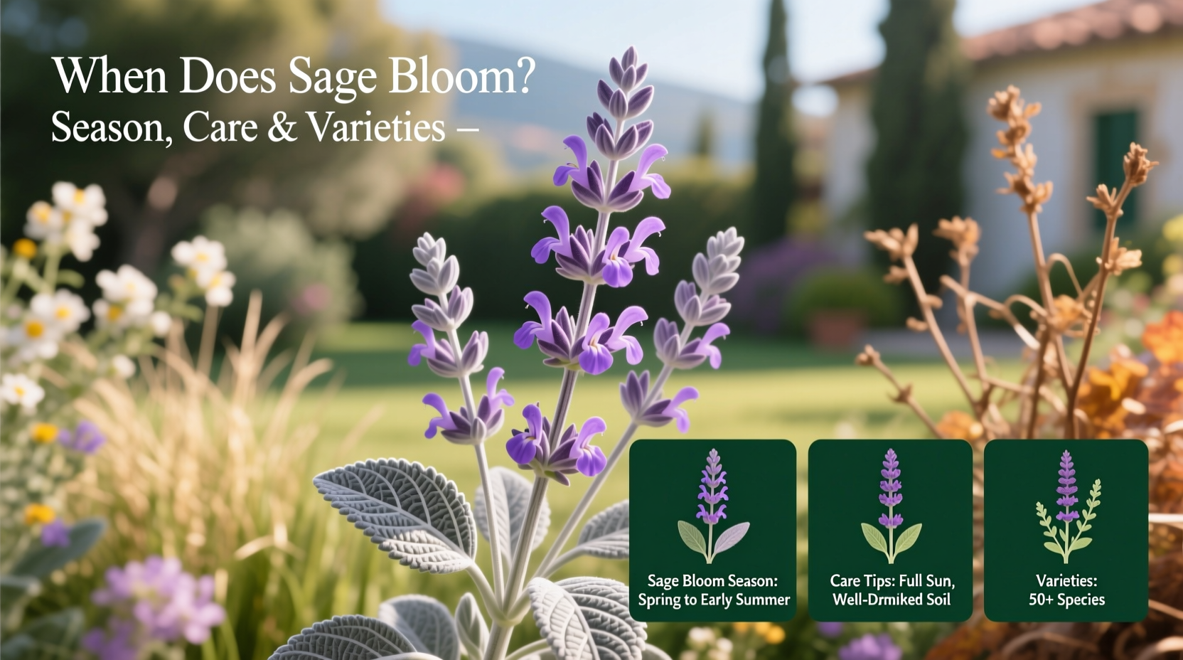 When Does Sage Bloom? Season, Care & Varieties