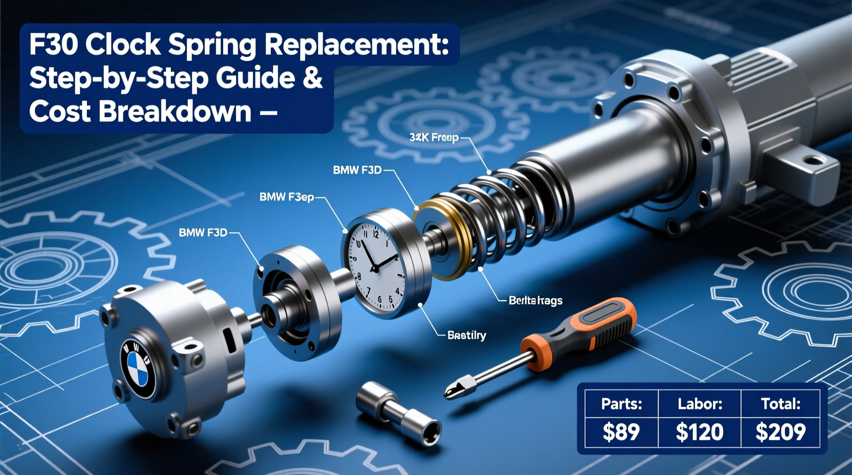 F30 Clock Spring Replacement: Step-by-Step Guide & Cost Breakdown