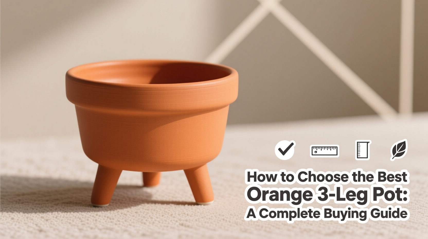 How to Choose the Best Orange 3 Leg Pot: A Complete Buying Guide