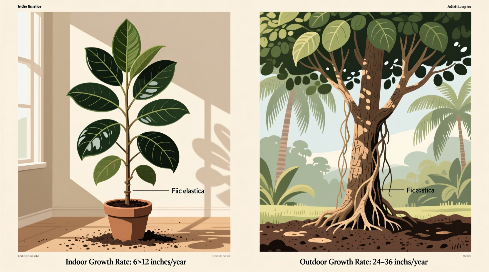 How Fast Does a Rubber Plant Grow? (Indoor & Outdoor Rates)