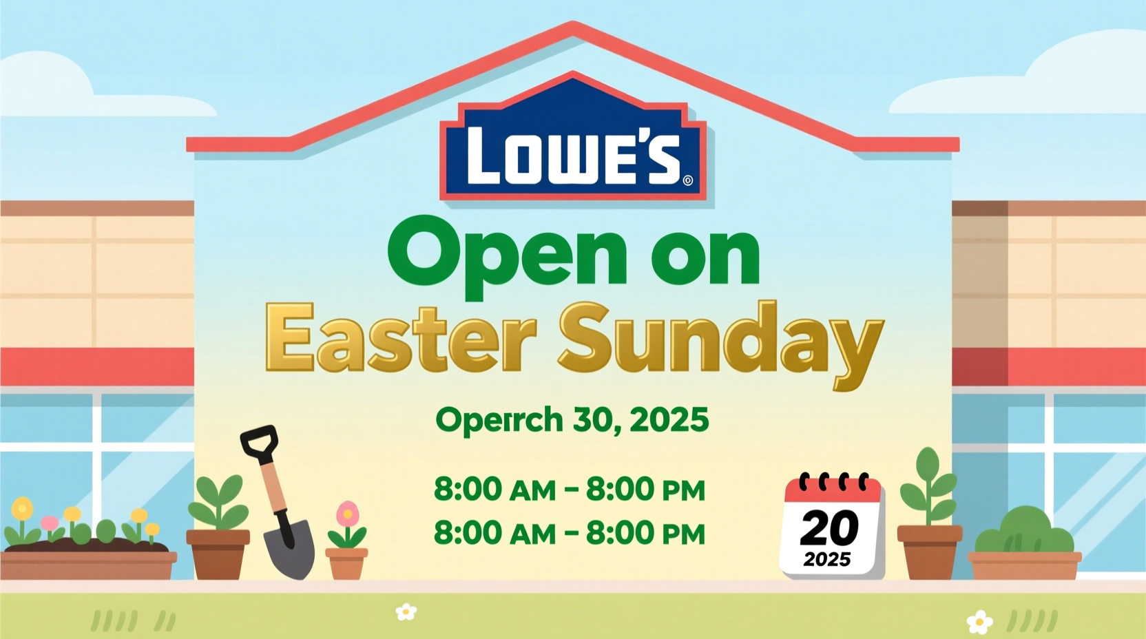 Is Lowe's Open on Easter Sunday 2025?