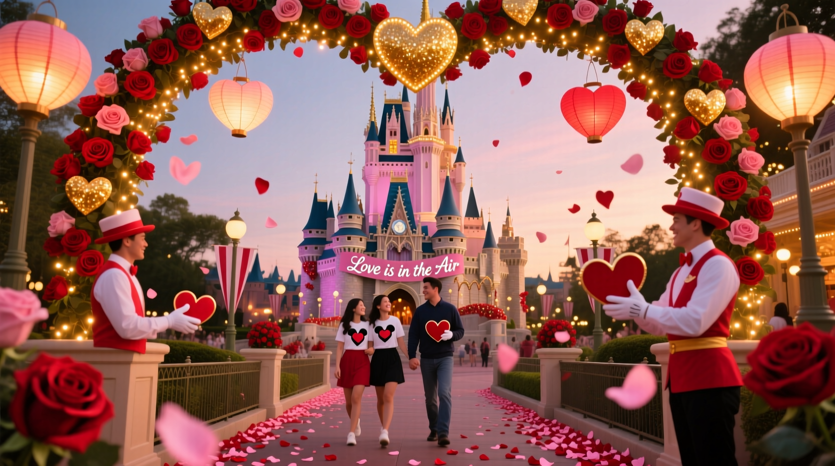 Yes, Disney World Decorates for Valentine's Day
