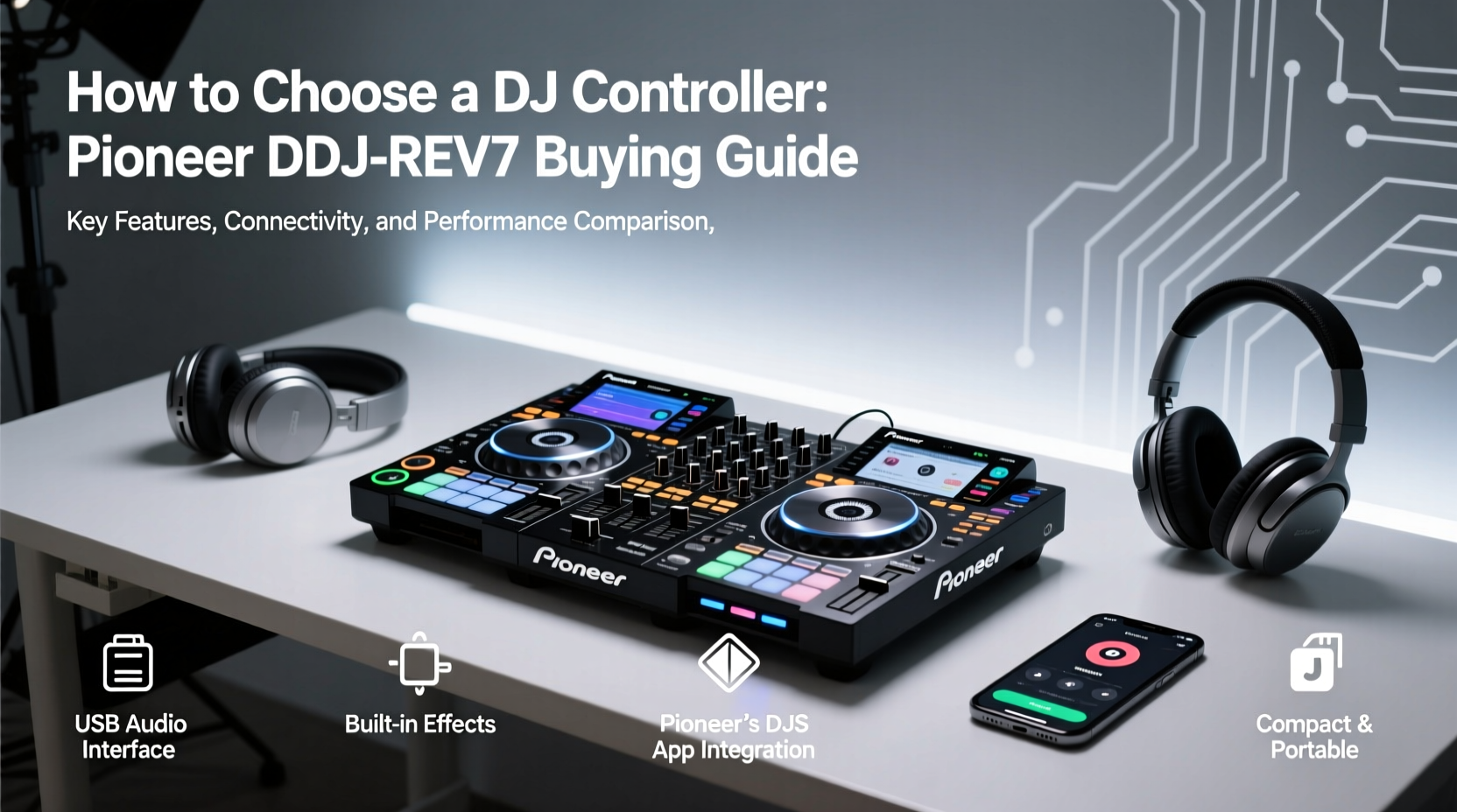 How to Choose a DJ Controller Pioneer DDJ-REV7: Buying Guide