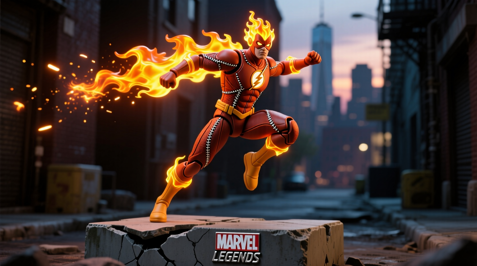 Is The Marvel Legends Human Torch Really Better Than The Movie Version ...