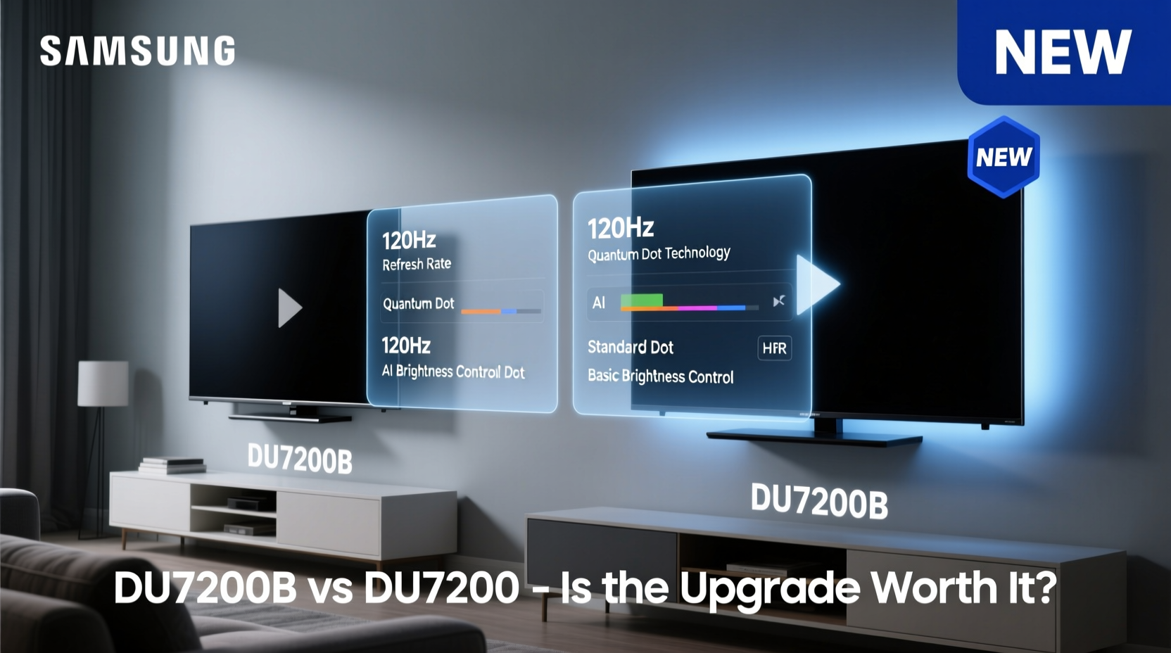 Samsung Du7200b Vs Du7200 Is The Newer Model Really Worth The Upgrade