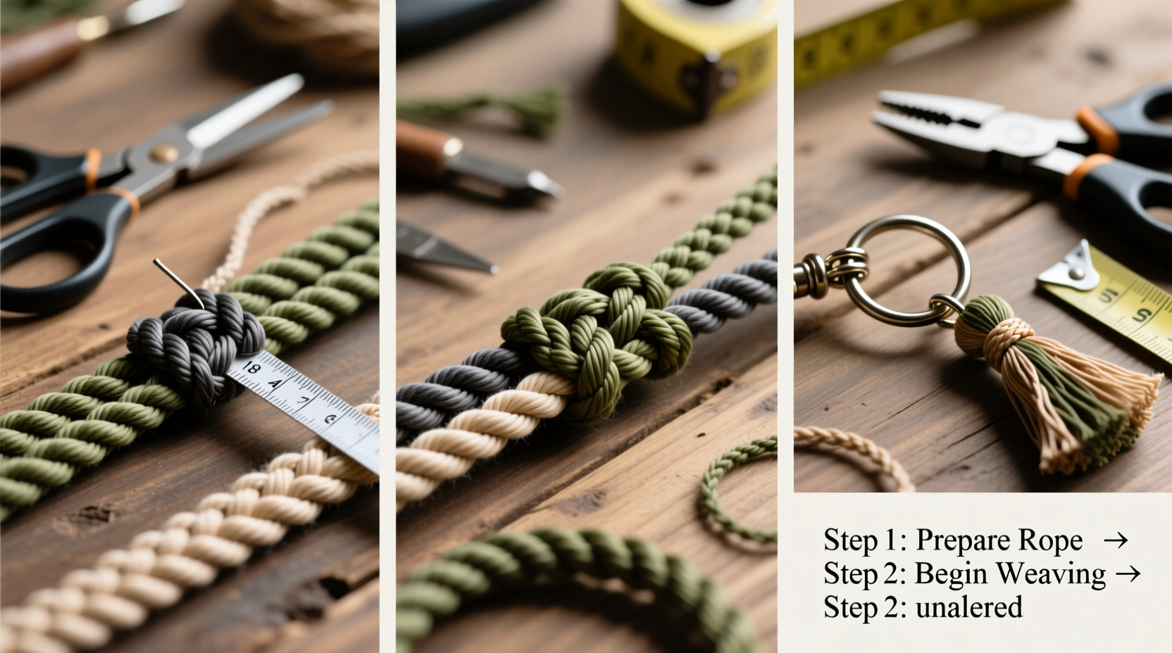 Step By Step Guide To Crafting Durable Woven Rope Keychains For ...