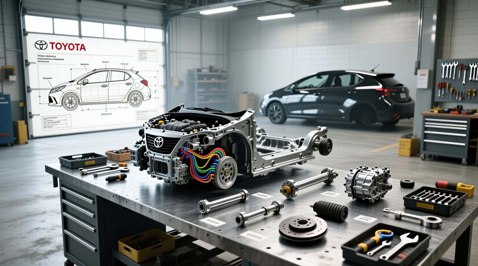 How to Find a Toyota Vios Body Parts Diagram and Identify Components