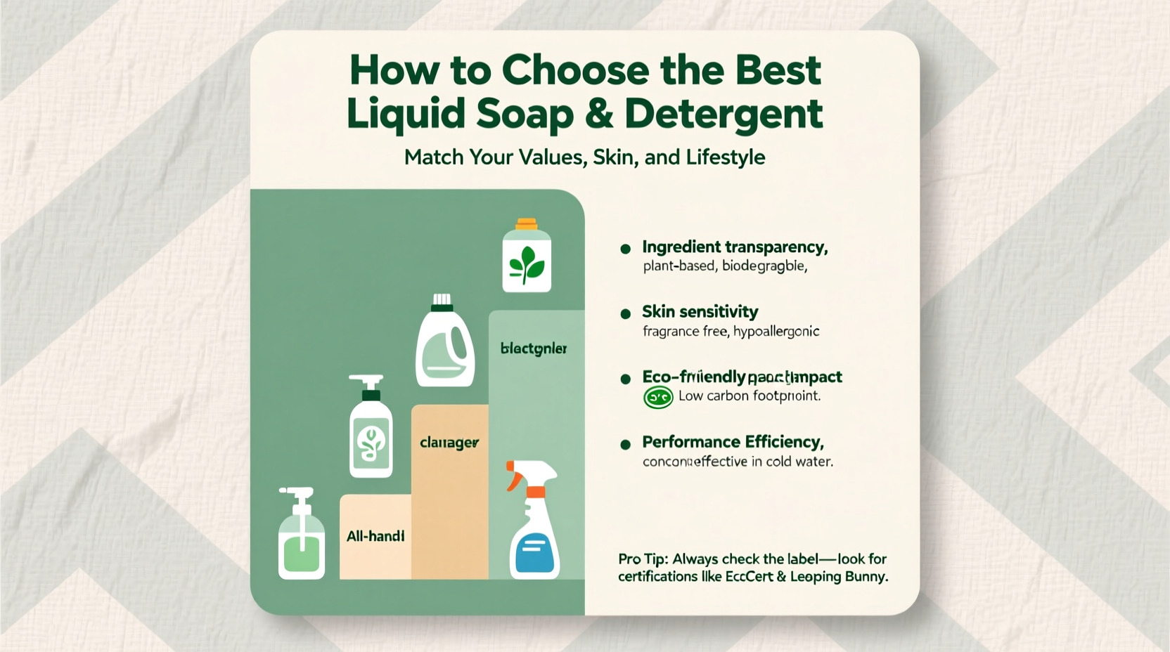 How to Choose the Best Liquid Soap and Detergent for Your Needs