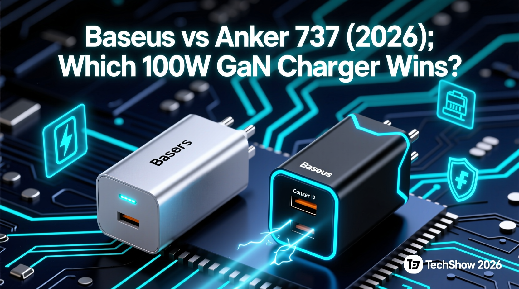 Baseus vs Anker 737 (2026): Which 100W GaN Charger Wins?