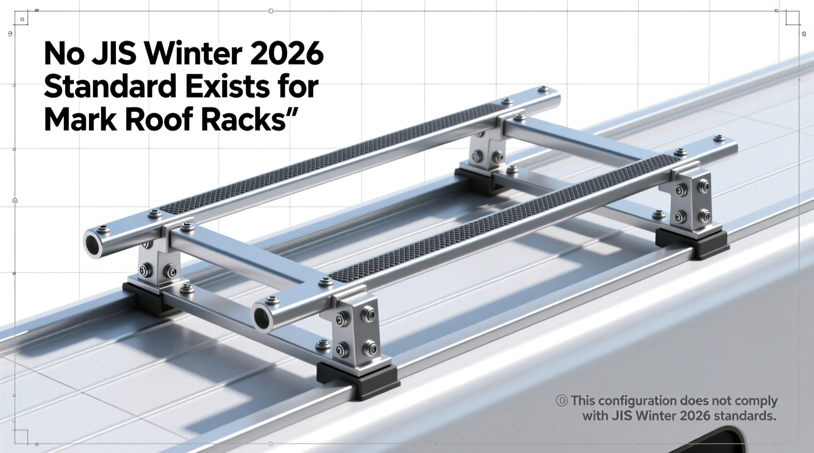 No JIS Winter 2026 Standard Exists for Mark X Roof Racks