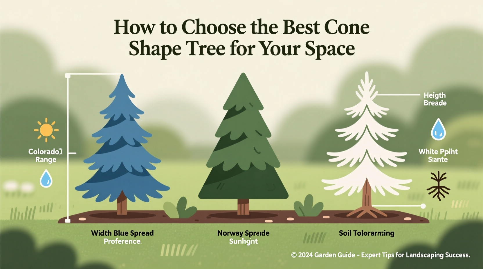 How to Choose the Best Cone Shape Tree for Your Space