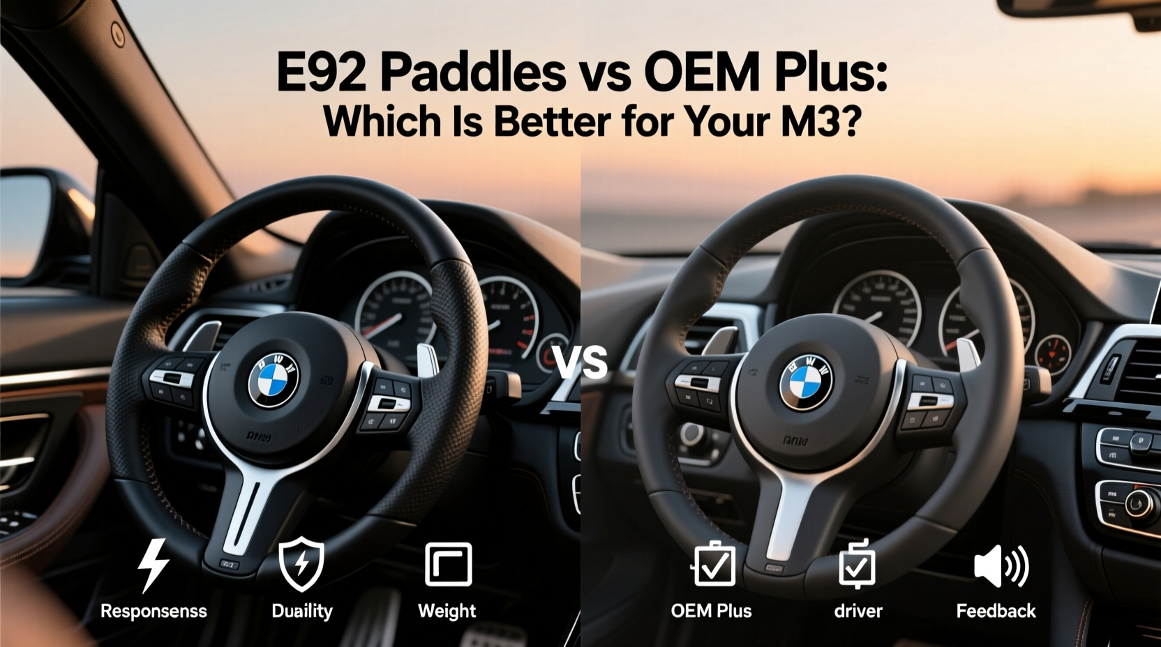 E92 Paddles vs OEM Plus: Which Is Better for Your M3?