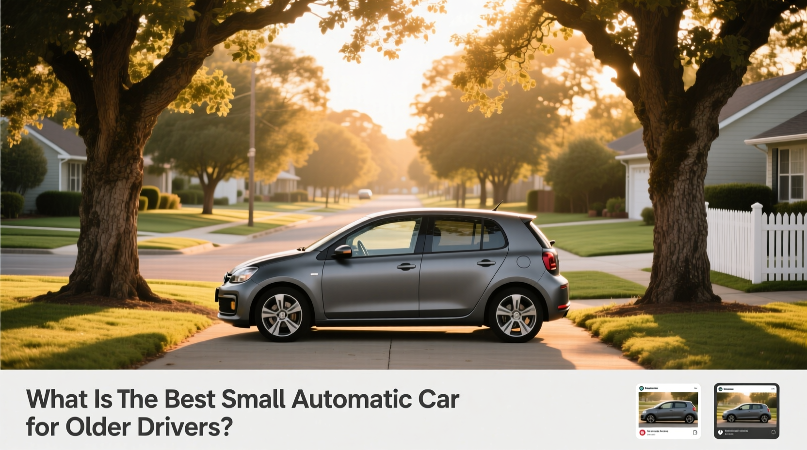 Small hatchback guide for older drivers: how to choose