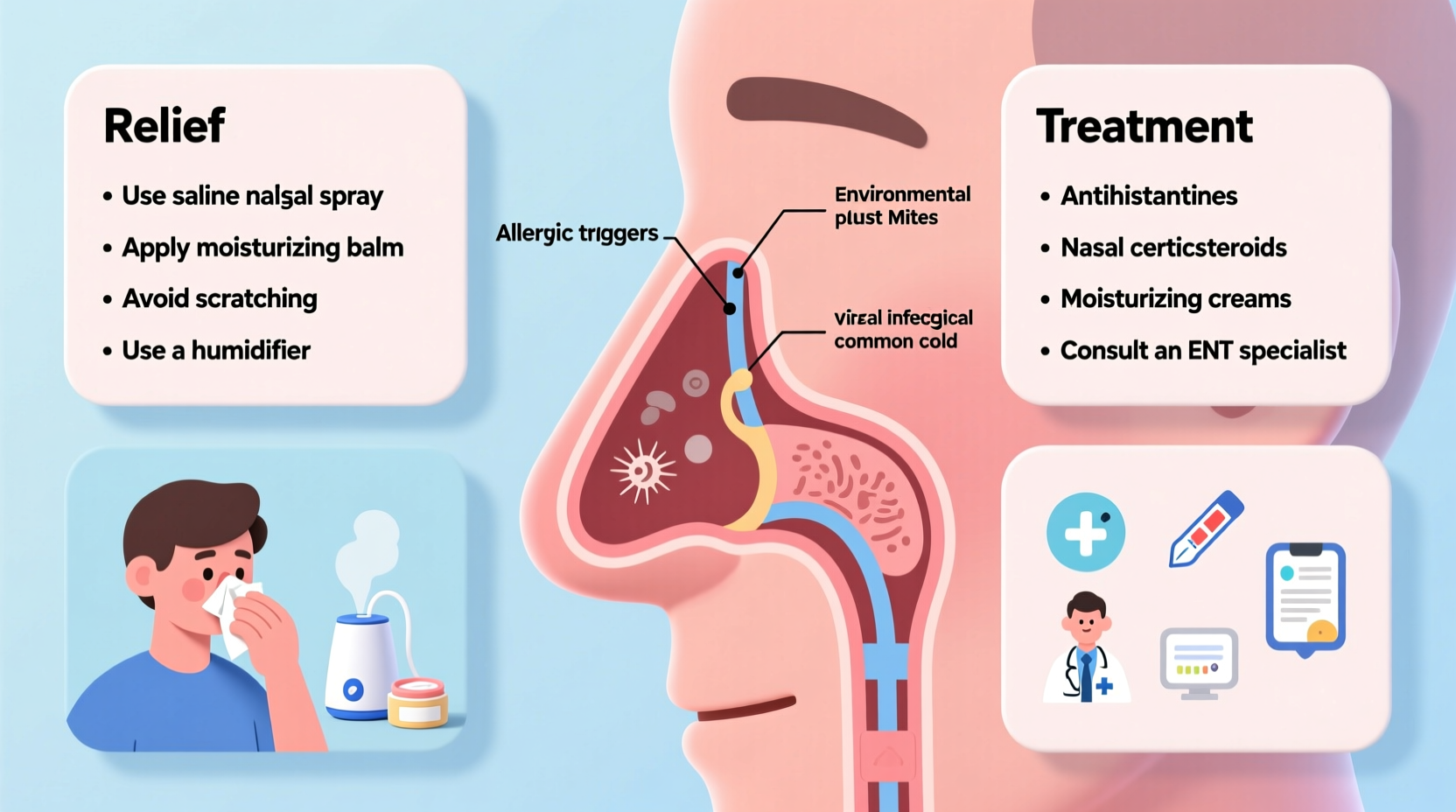 Itchy Nose Common Causes Relief Tips And Treatment Options