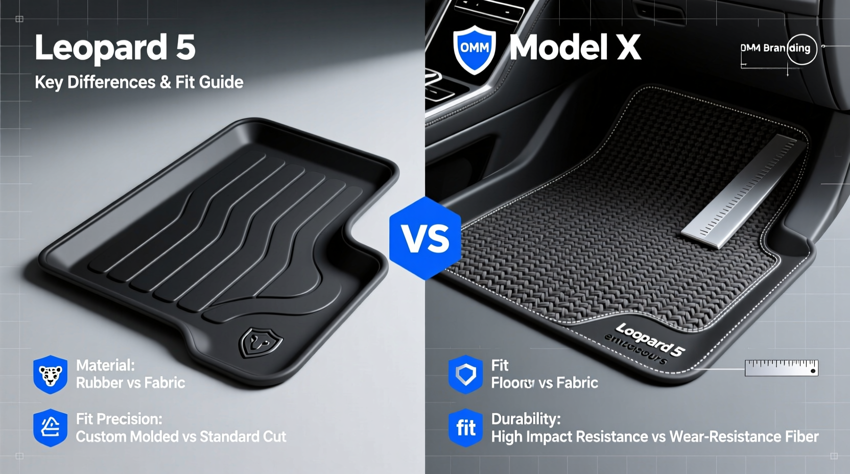 Leopard 5 vs Model Y Floor Mats: Key Differences & Fit Guide