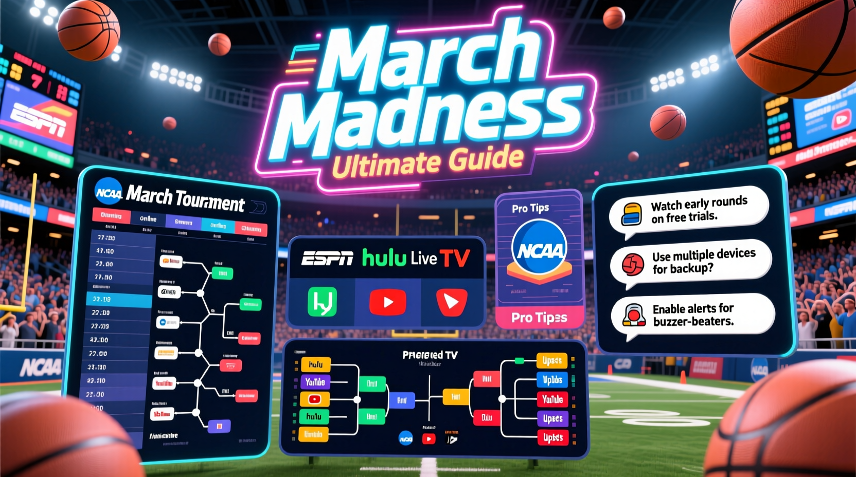 Ultimate Guide To Watching March Madness Streaming Scheduling And Tips ...
