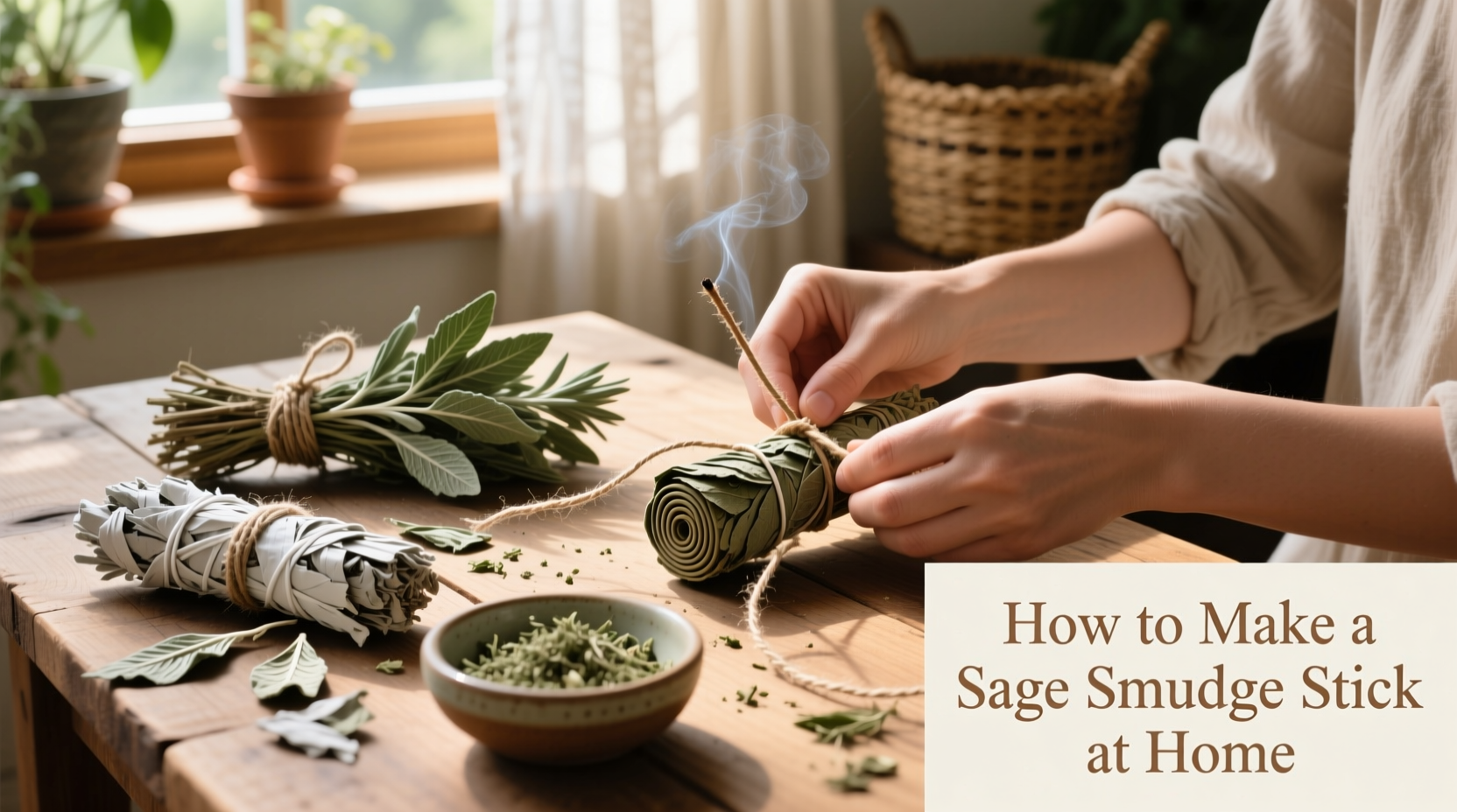 How to Make a Sage Smudge Stick at Home