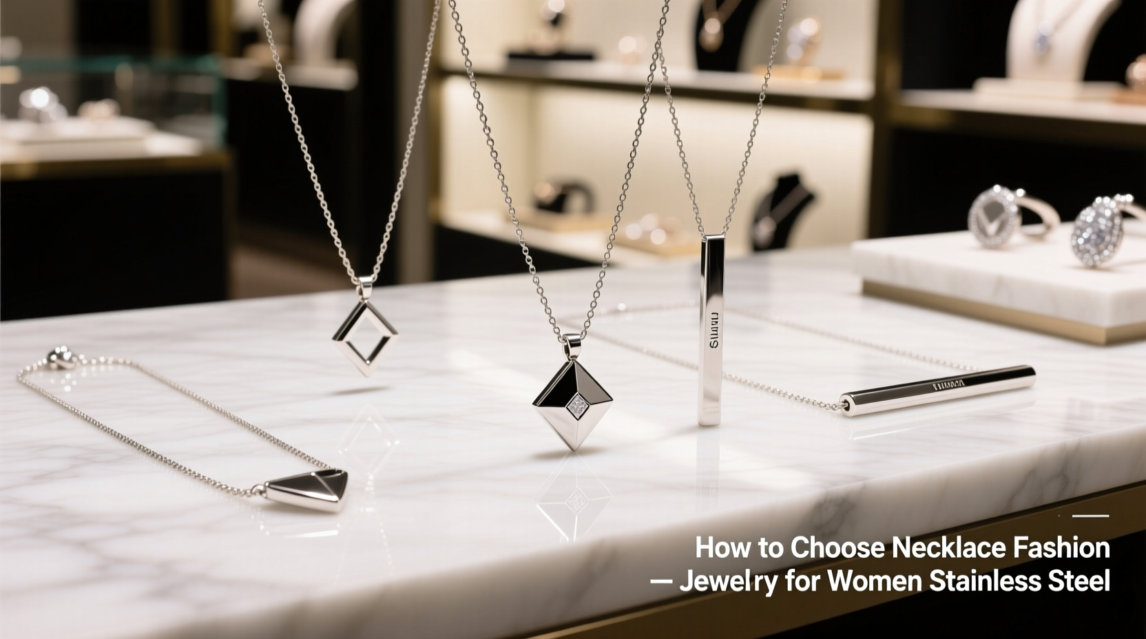 How to Choose Necklace Fashion Jewelry for Women Stainless Steel