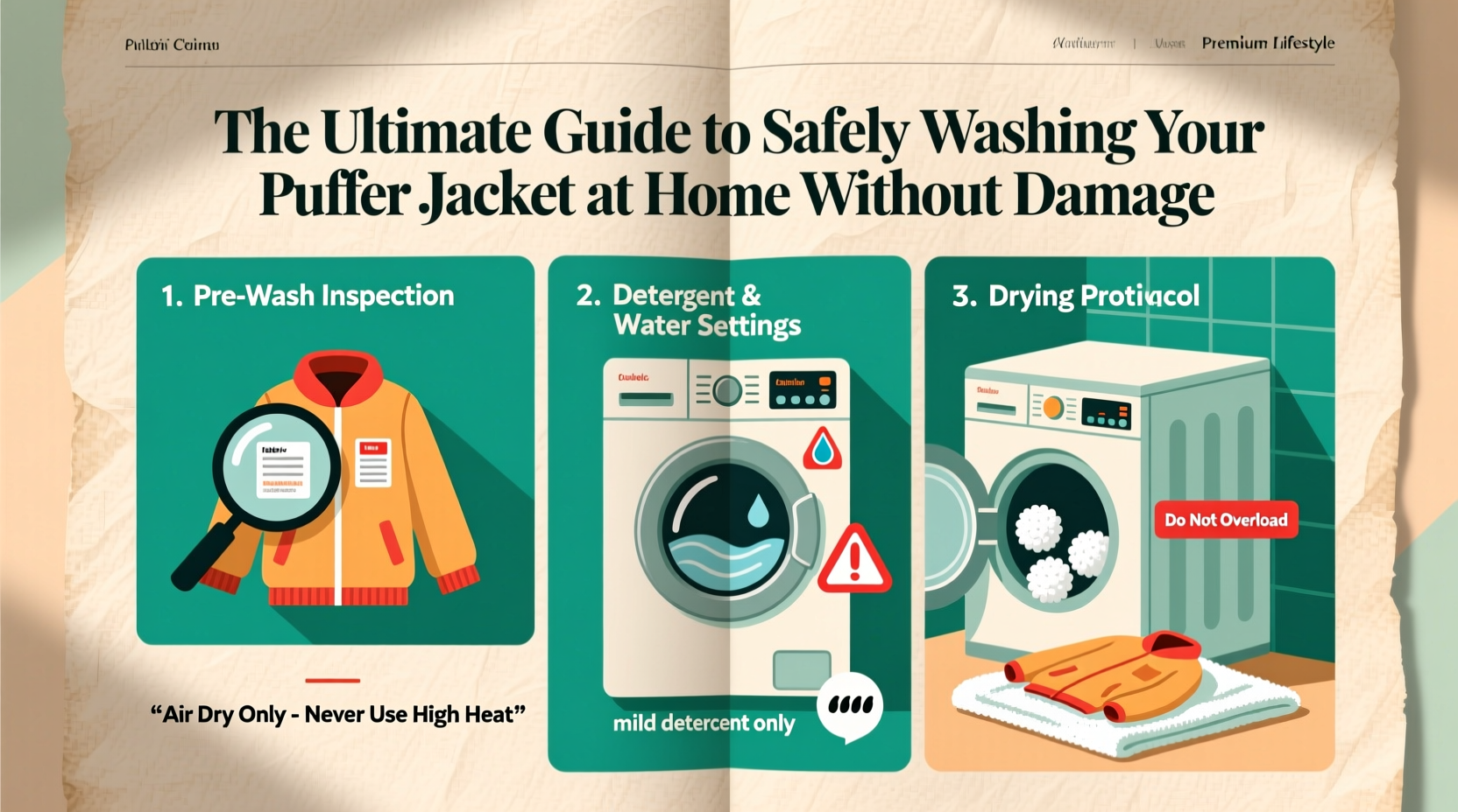The Ultimate Guide To Safely Washing Your Puffer Jacket At Home Without ...