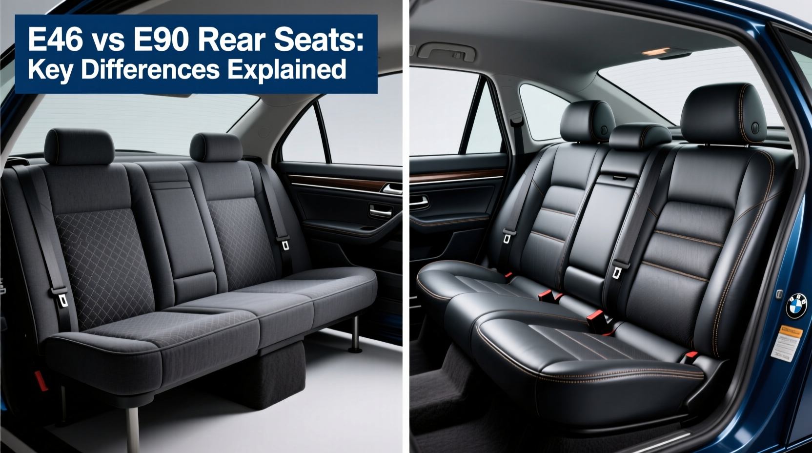 E46 vs E90 Rear Seats: Key Differences Explained