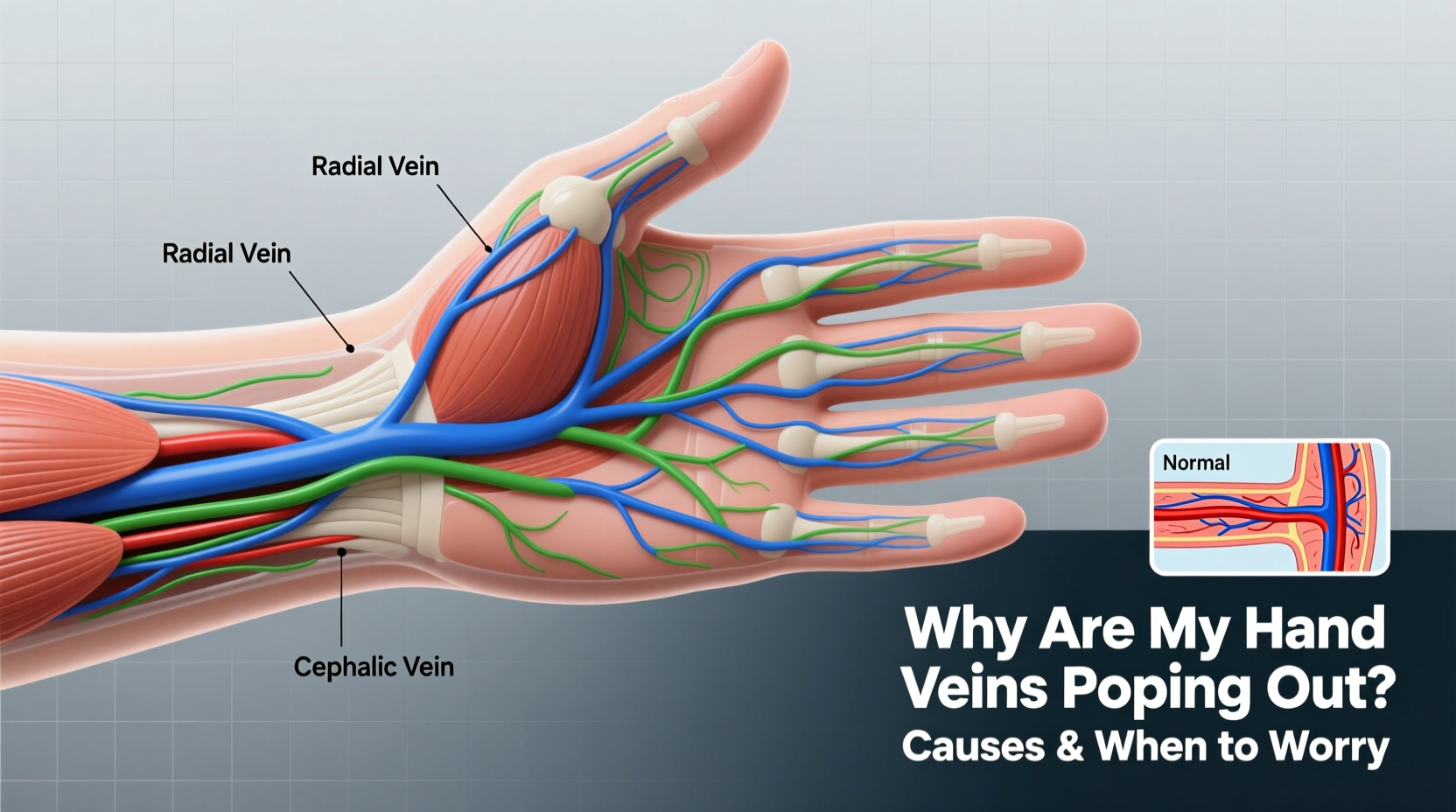 Why Are My Hand Veins Popping Out Causes When To Worry