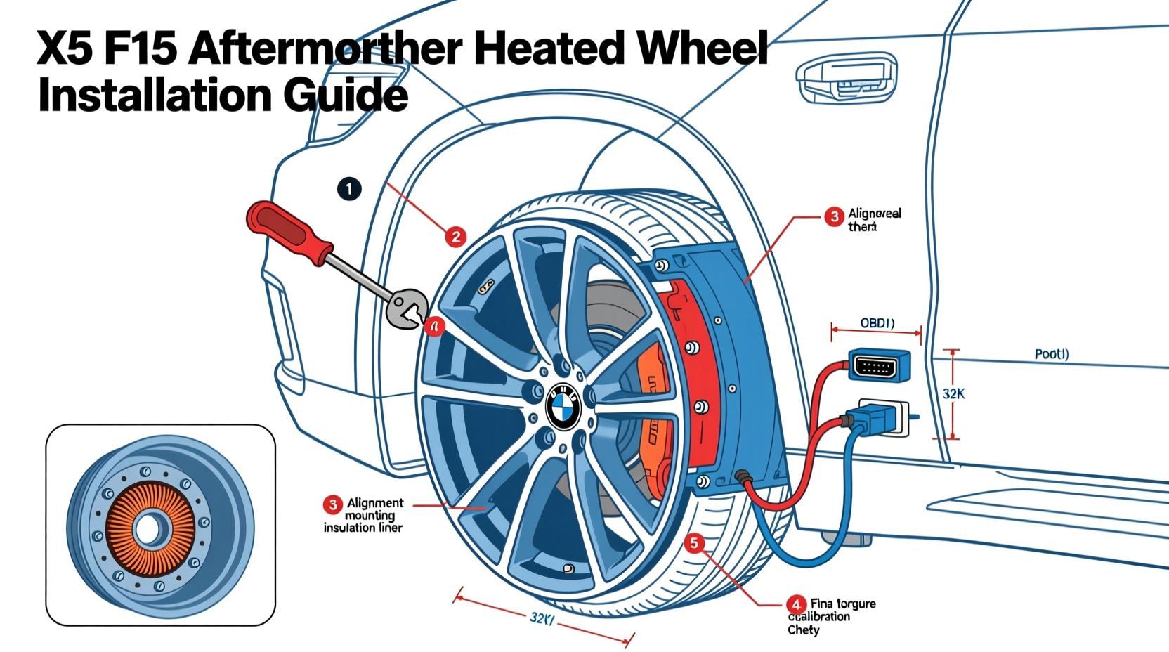 X5 F15 Aftermarket Heated Wheel Installation Guide