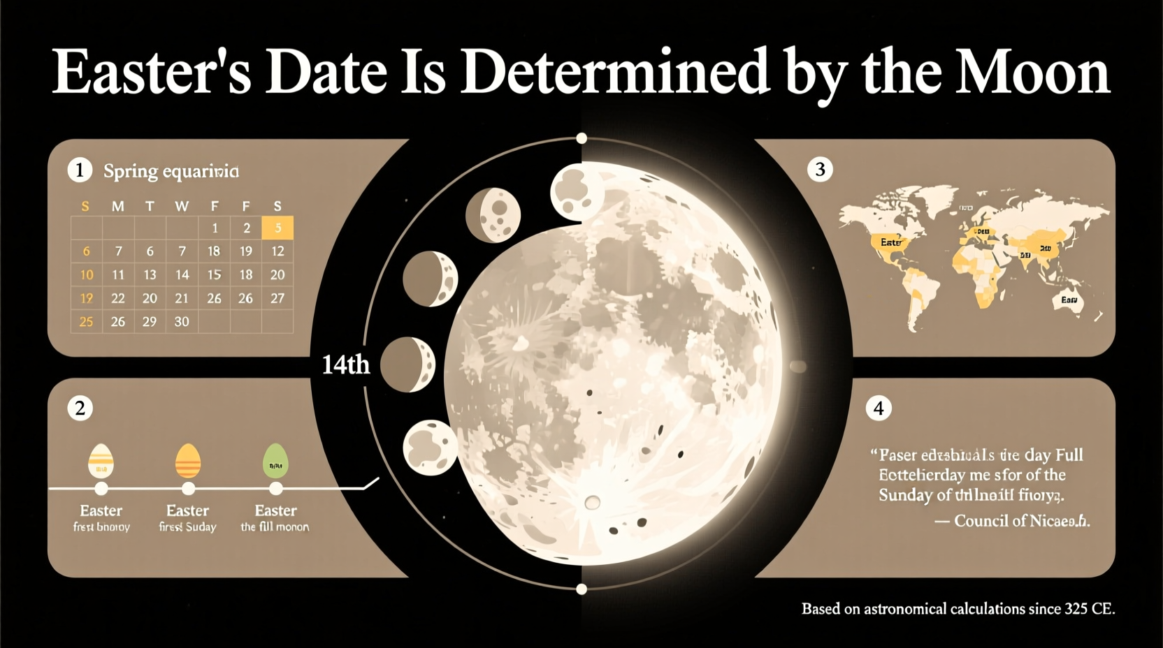 Yes, Easter's Date Is Determined by the Moon