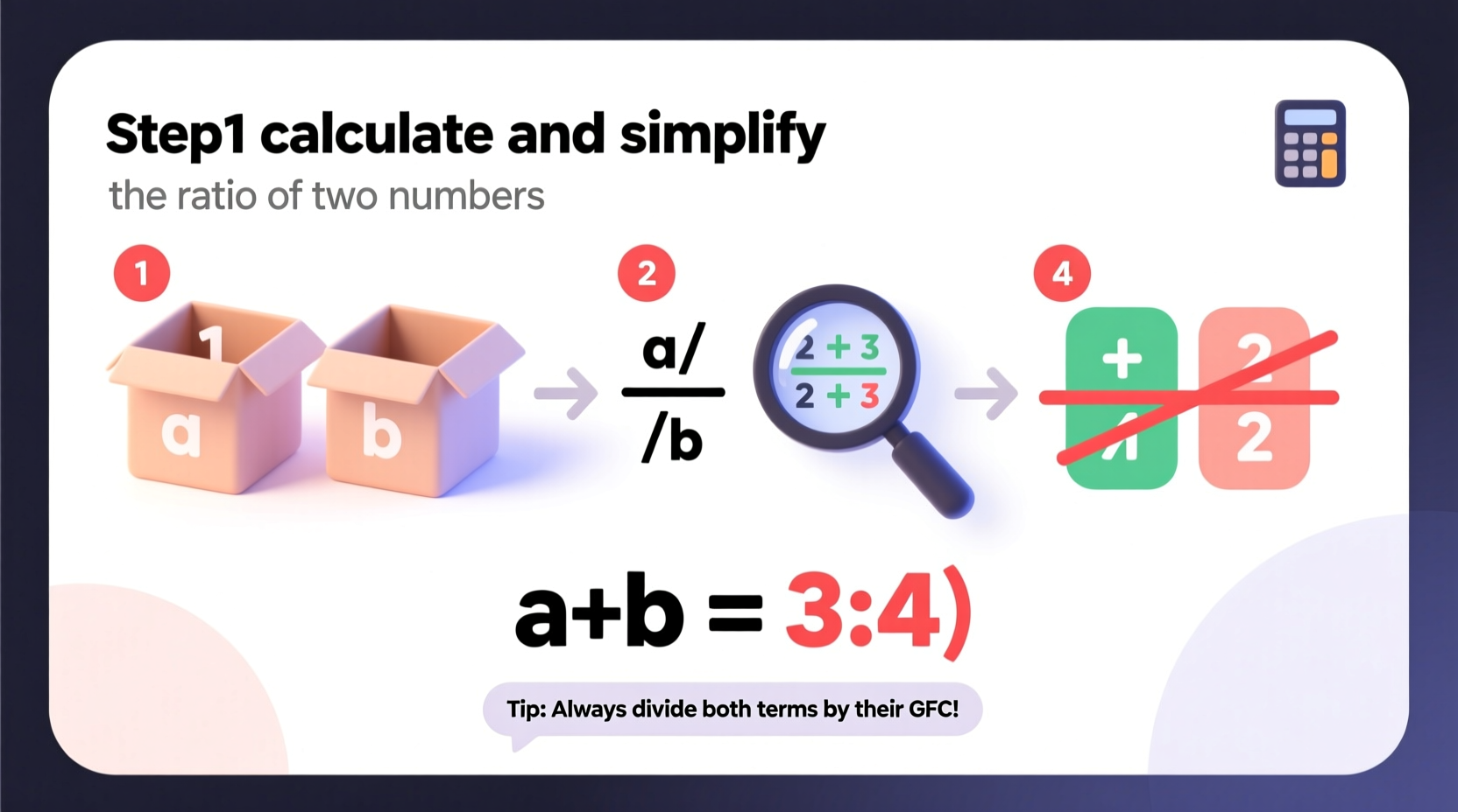 How To Easily Calculate And Simplify The Ratio Of Two Numbers A Step By ...