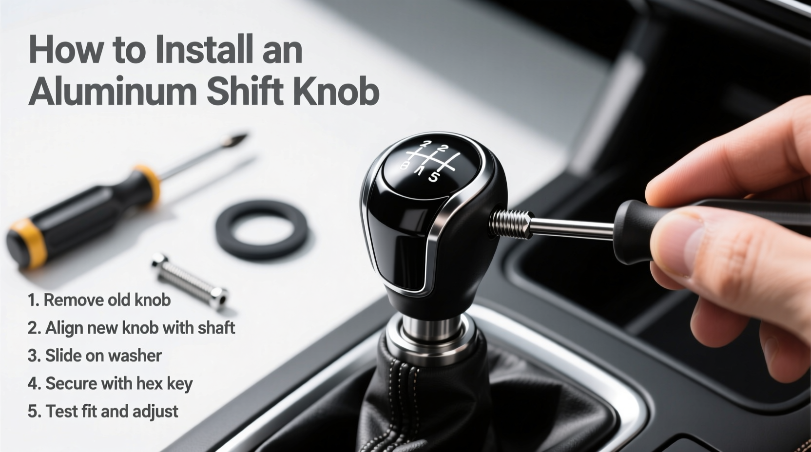 How to Install an Aluminum Shift Knob: Step-by-Step Guide