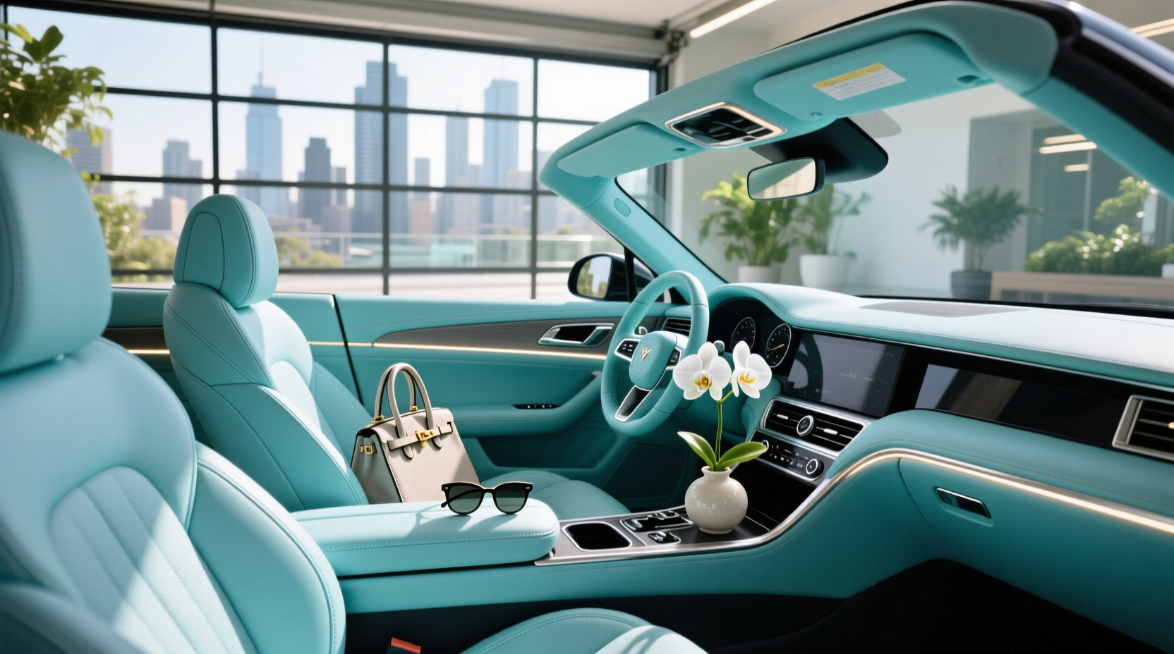 How to Achieve a Tiffany Blue Car Interior with Vinyl Wrap