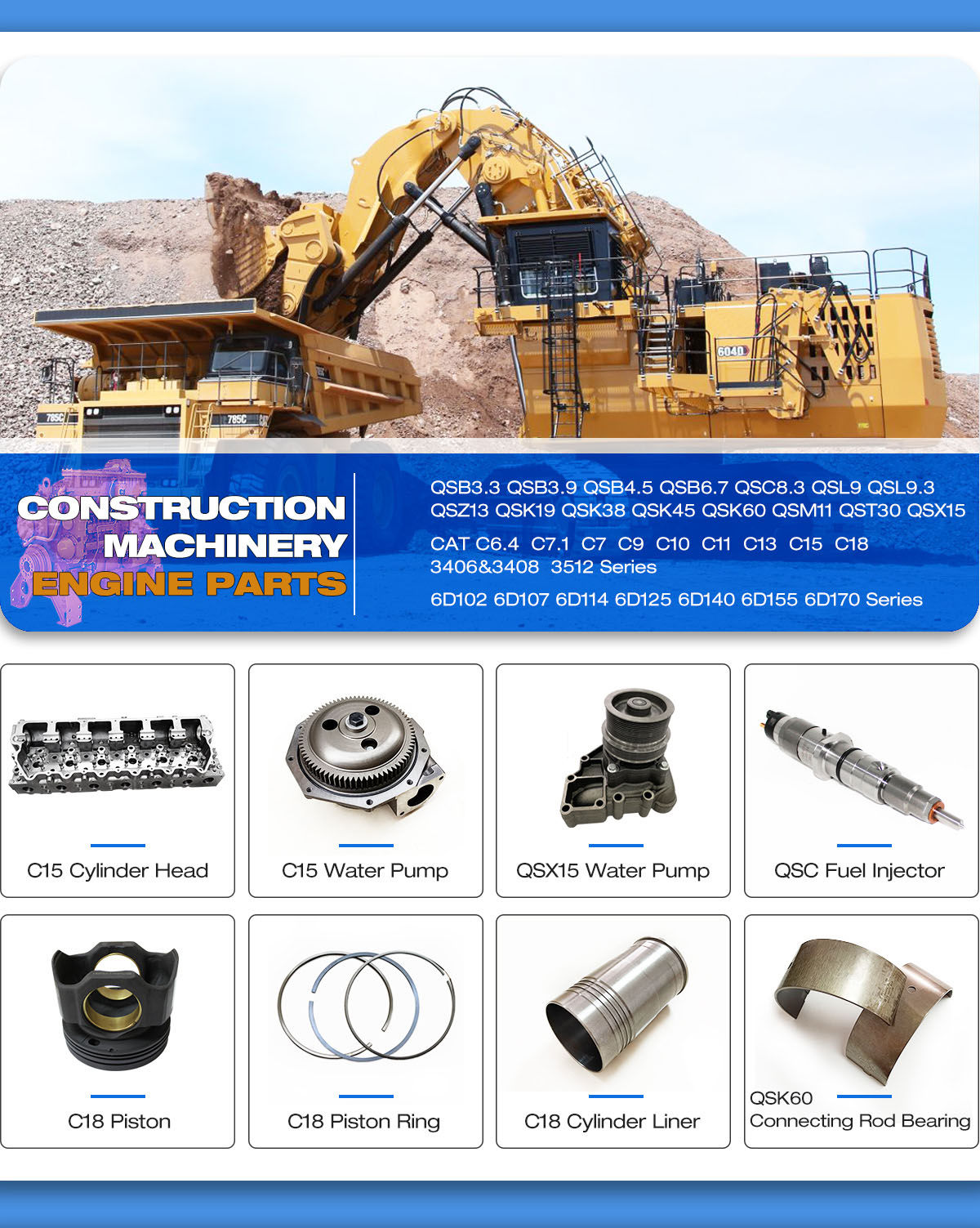 Hubei Jinqi Industry & Trade Co., Ltd. - Water Pump/Bearing/Cylinder ...