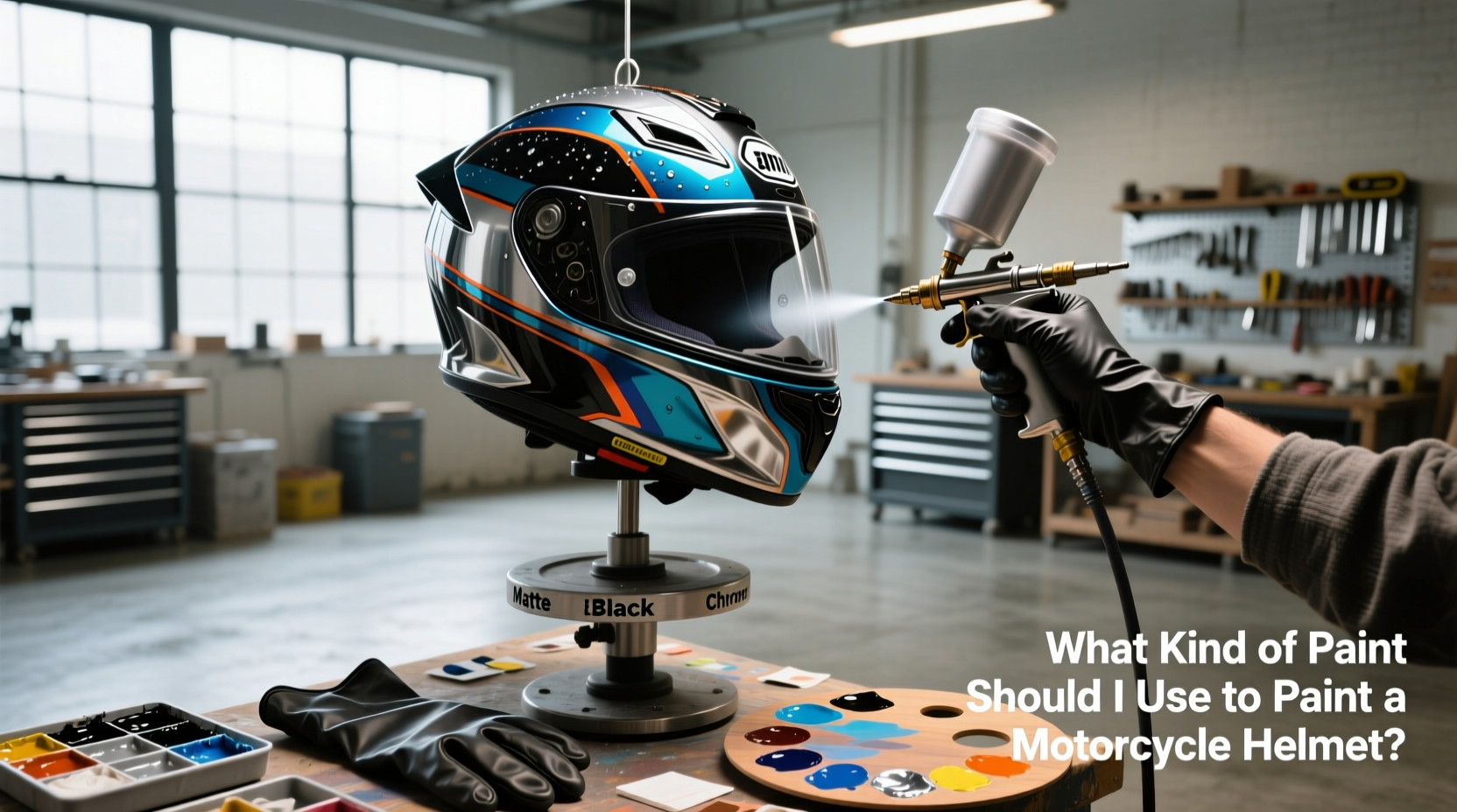 How to Paint a Motorcycle Helmet Safely and Durable