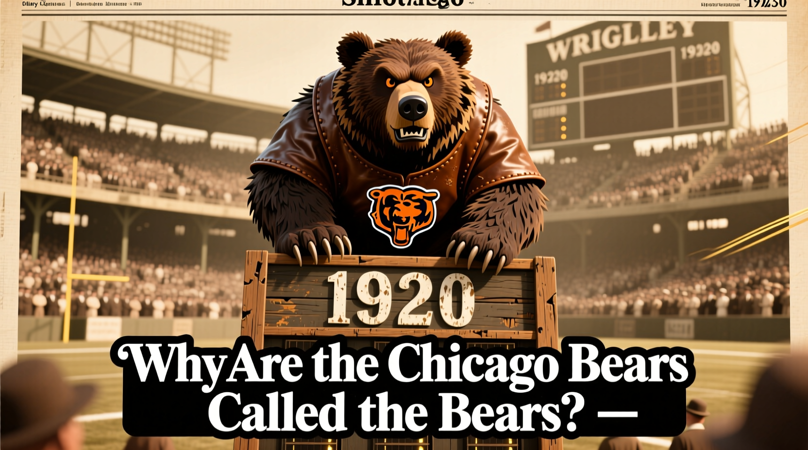 Why Are The Chicago Bears Called The Bears Team Name Origins