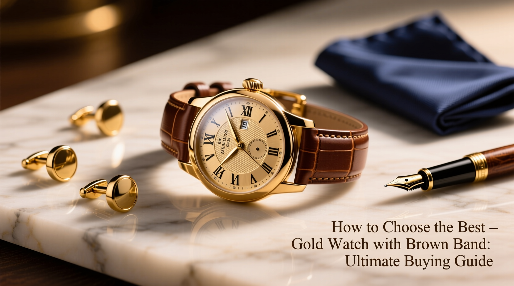 How to Choose the Best Gold Watch with Brown Band: Ultimate Buying Guide