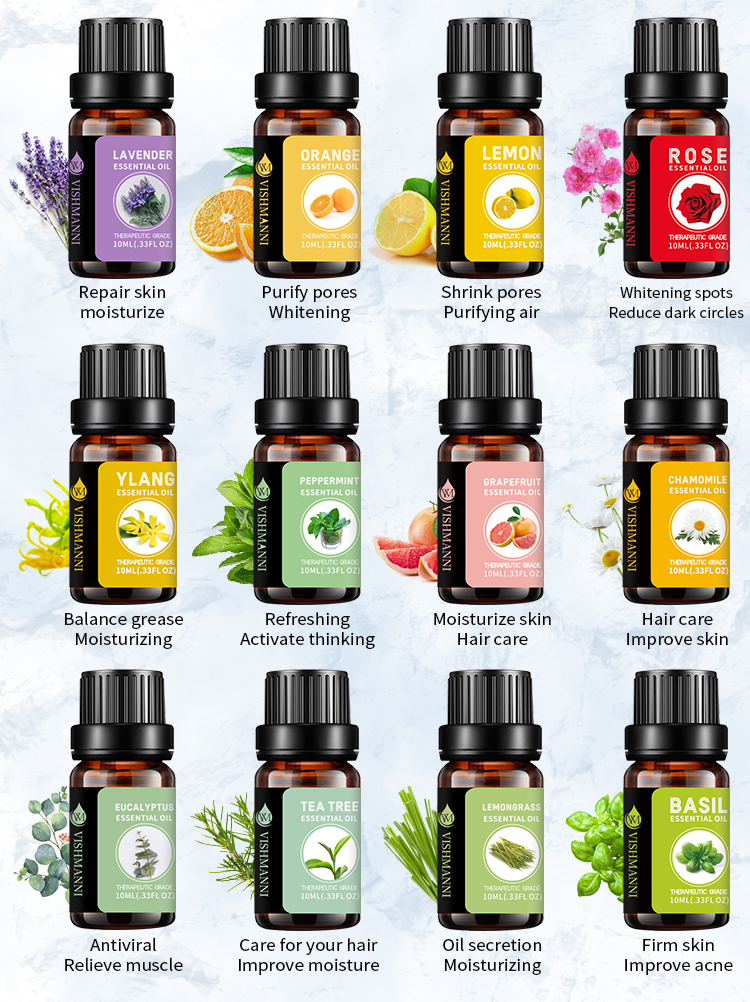 Wholesale 100% Pure Natural Aromatherapy Essential Oil 14pcs*10ml Gift Box Set
