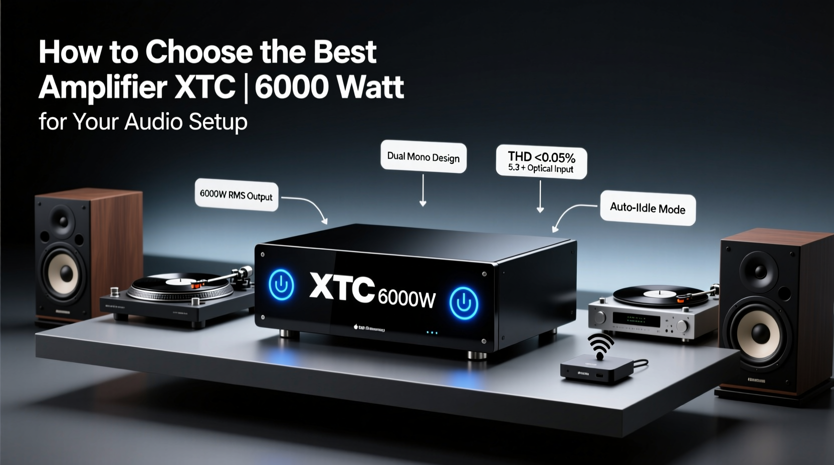 How to Choose the Best Amplifier XTC 6000 Watt for Your Audio Setup