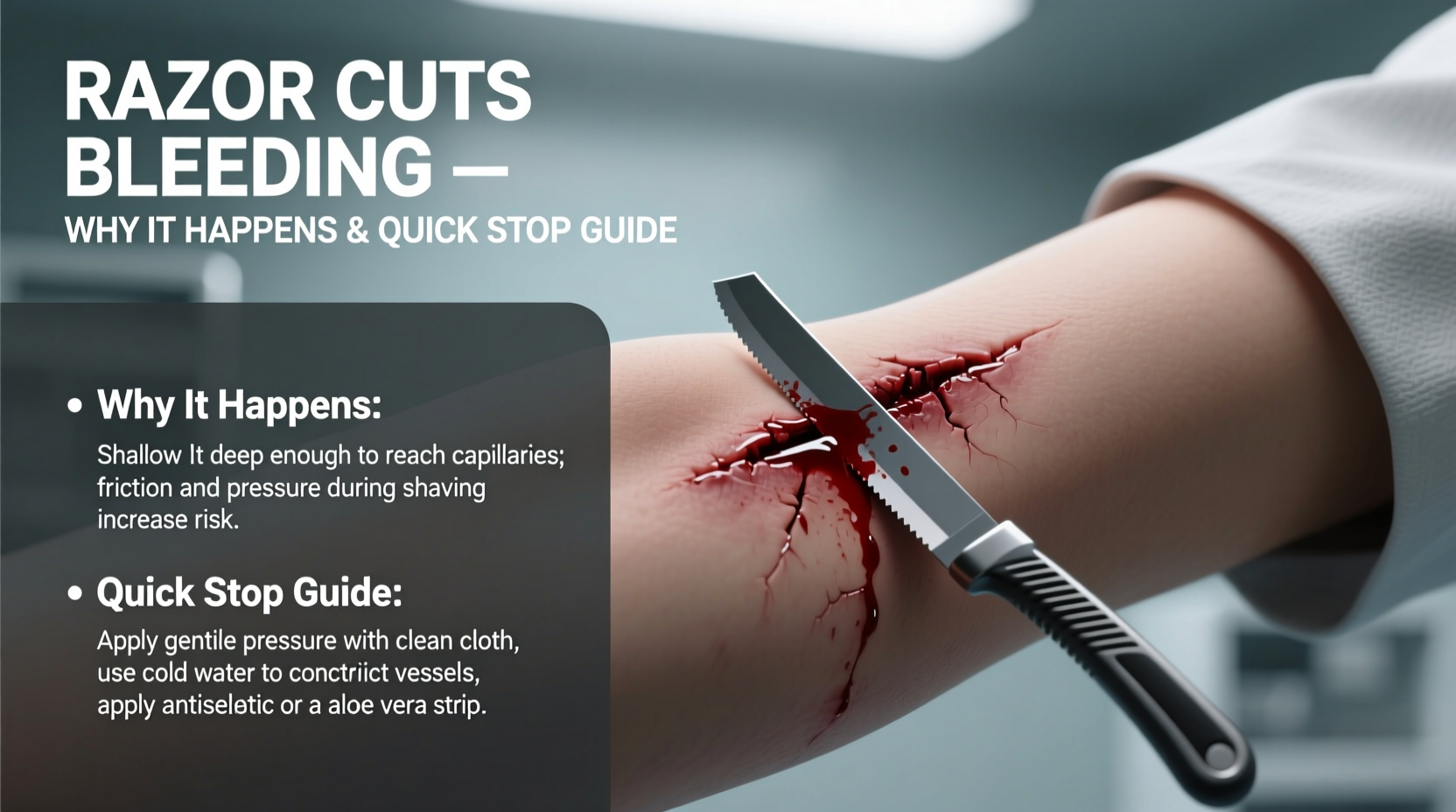 Razor Cuts Bleeding Why It Happens Quick Stop Guide